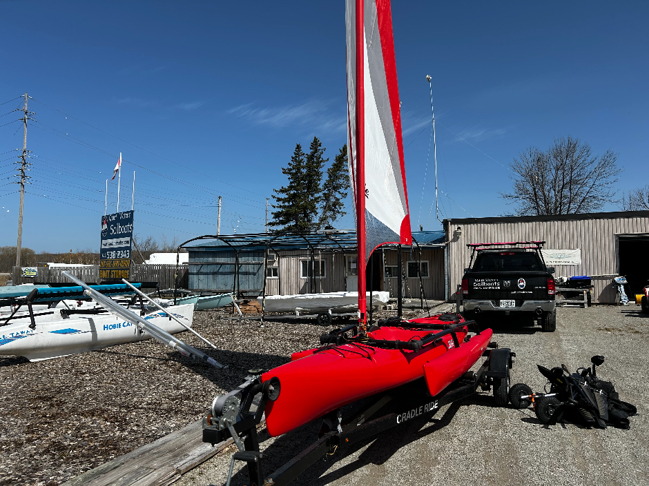 Hobie Cat Mirage Tandem Island with trailer | Quiet Waters Sailboats