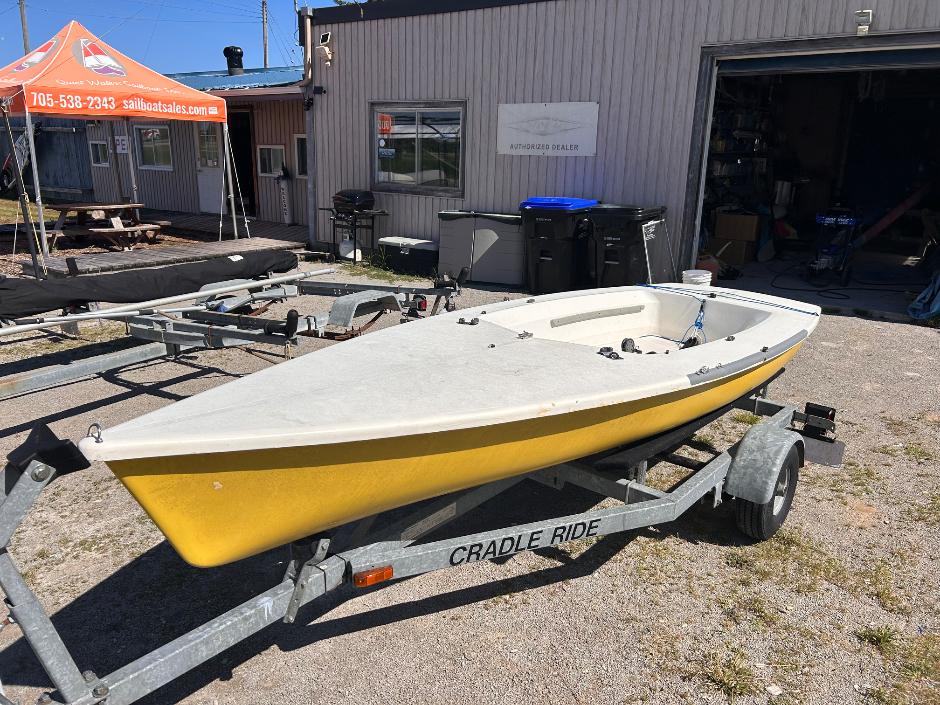 Laser II with main, jib and spinnaker | Quiet Waters Sailboats