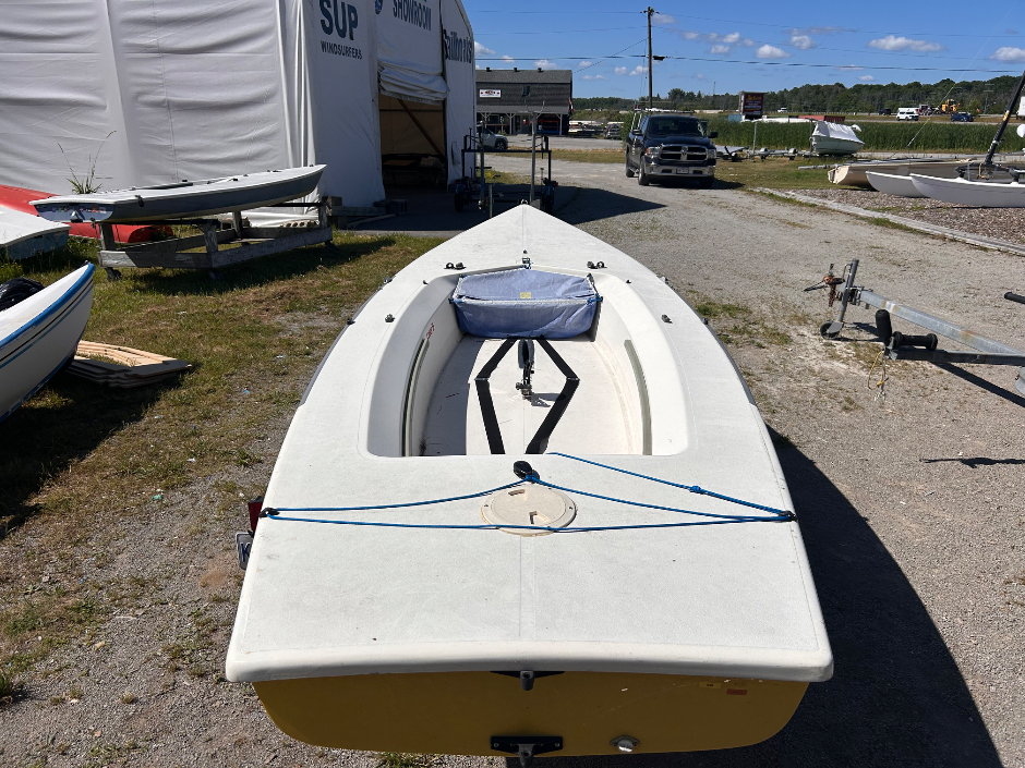 Laser II with main, jib and spinnaker | Quiet Waters Sailboats